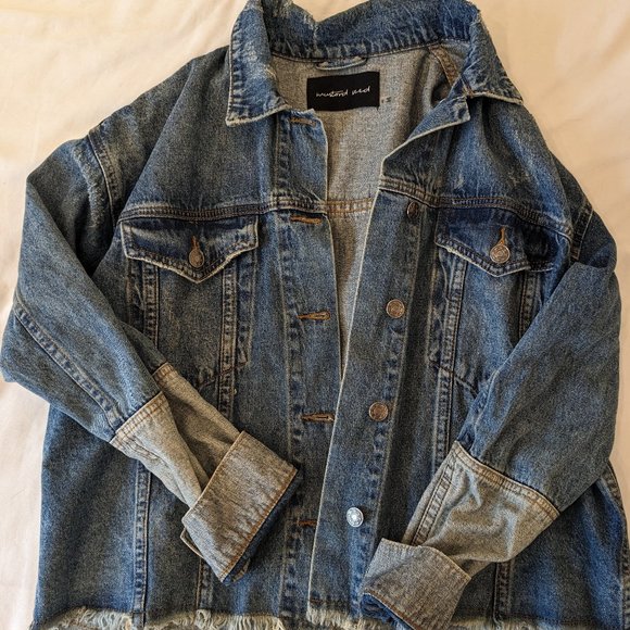 Mustard Seed | Jackets & Coats | Mustard Seed Womens Blue Twotone Wash ...